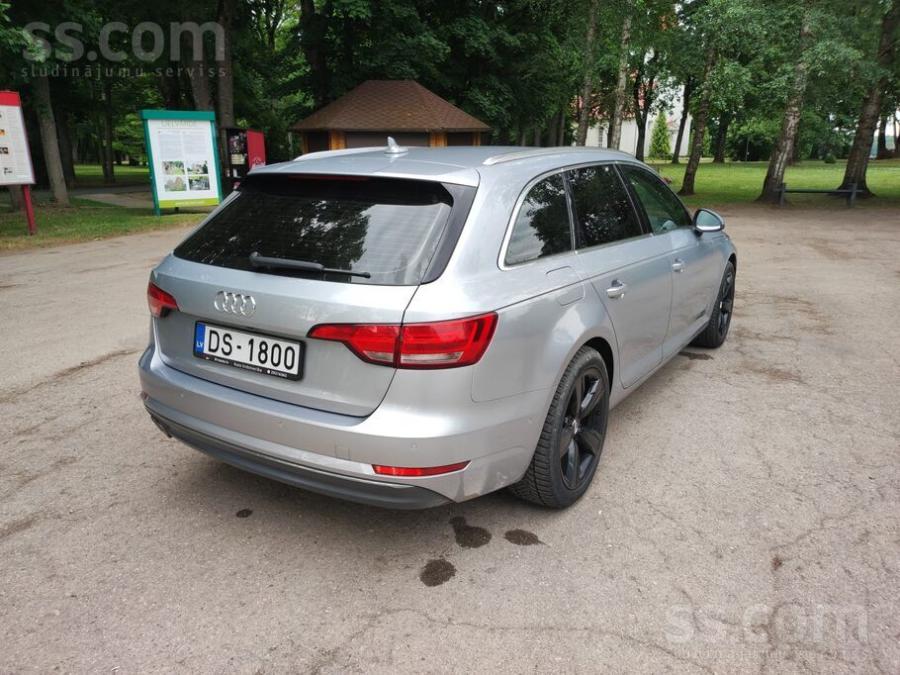 Pelēks Audi A4 2016 Ogre, ar dzinēja tilpumu 2.00 L un nobraukumu 284 tūkst. km par 13000 €, foto 5 vietnē AUTOMOTO.COM.LV