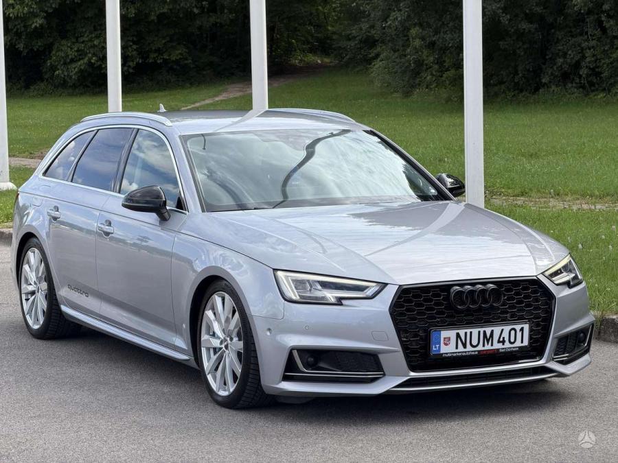Pelēks Audi A4 2016 Viļņa, ar dzinēja tilpumu 2.97 L un nobraukumu 222 tūkst. km par 16500 €, foto 1 vietnē AUTOMOTO.COM.LV