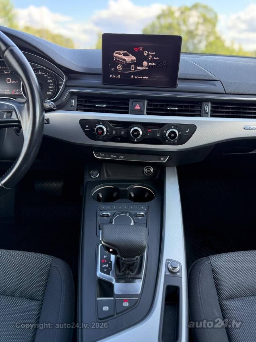 Pelēks Audi A4 2016 Tallina, ar dzinēja tilpumu 2.00 L un nobraukumu 230 tūkst. km par 14990 €, foto 10 vietnē AUTOMOTO.COM.LV