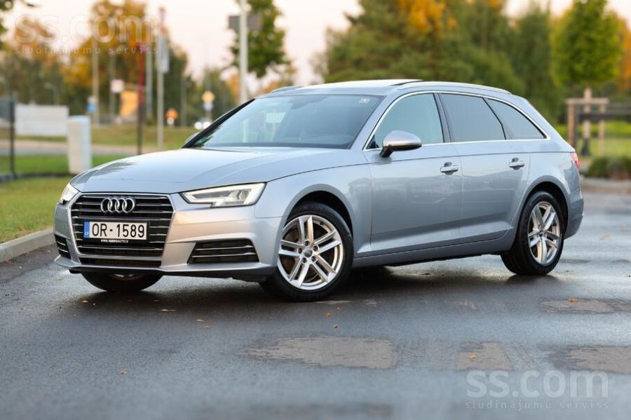 Grey Audi A4 2016 in Jelgava, with an engine capacity of 2.00 L and mileage of 0 thousand km for 11450 €, photo 1 on AUTOMOTO.COM.LV