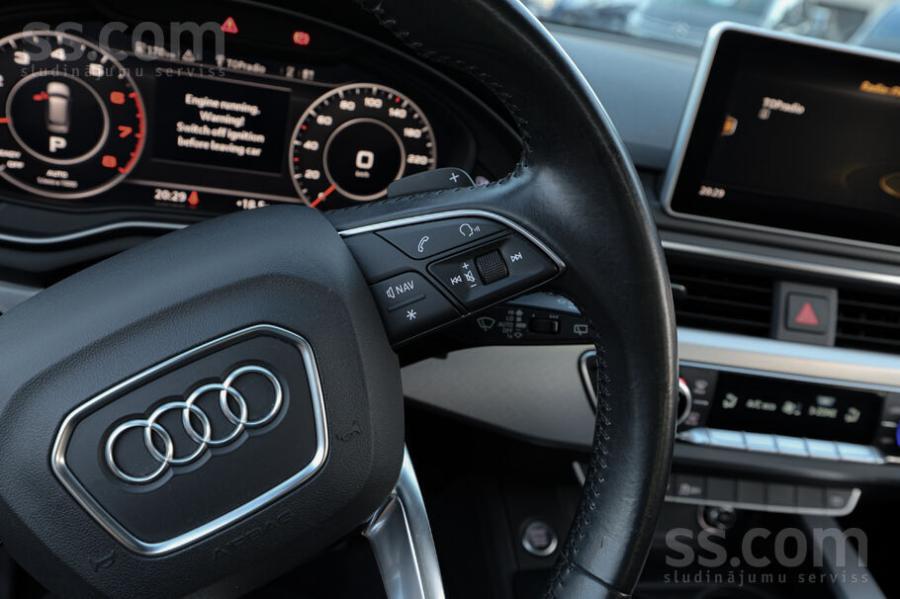 Grey Audi A4 2016 in Jelgava, with an engine capacity of 2.00 L and mileage of 0 thousand km for 11450 €, photo 22 on AUTOMOTO.COM.LV