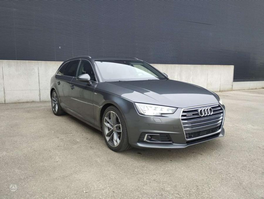 Grey Audi A4 2016 in Panevezys, with an engine capacity of 1.97 L and mileage of 240 thousand km for 15970 €, photo 1 on AUTOMOTO.COM.LV