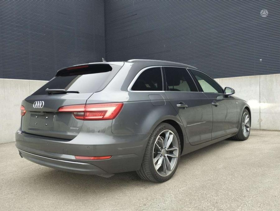 Grey Audi A4 2016 in Panevezys, with an engine capacity of 1.97 L and mileage of 240 thousand km for 15970 €, photo 4 on AUTOMOTO.COM.LV