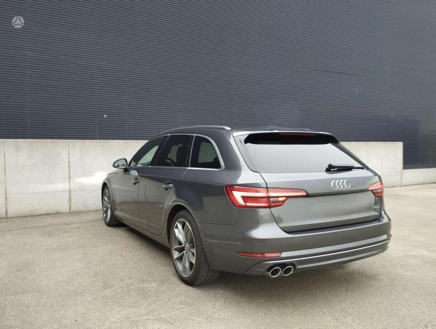 Grey Audi A4 2016 in Panevezys, with an engine capacity of 1.97 L and mileage of 240 thousand km for 15970 €, photo 5 on AUTOMOTO.COM.LV