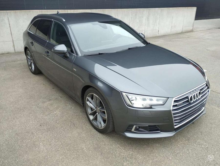 Grey Audi A4 2016 in Panevezys, with an engine capacity of 1.97 L and mileage of 240 thousand km for 15970 €, photo 7 on AUTOMOTO.COM.LV