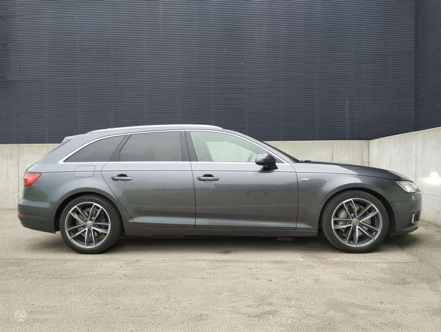 Grey Audi A4 2016 in Panevezys, with an engine capacity of 1.97 L and mileage of 240 thousand km for 15970 €, photo 8 on AUTOMOTO.COM.LV