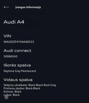 Grey Audi A4 2016 in Panevezys, with an engine capacity of 1.97 L and mileage of 240 thousand km for 15970 €, photo 48 on AUTOMOTO.COM.LV