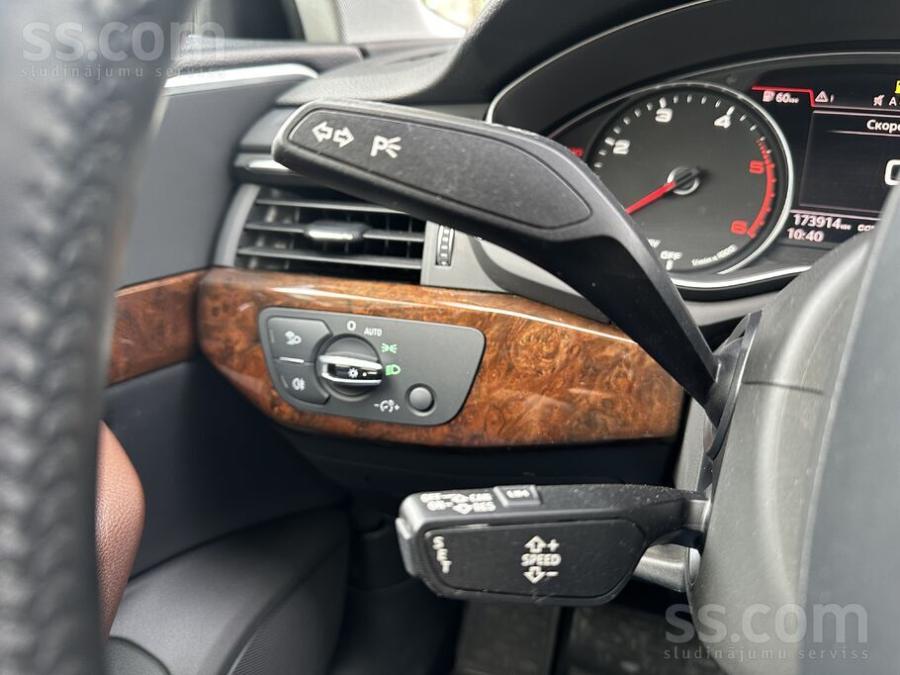 Pelēks Audi A4 2016 Rīga, ar dzinēja tilpumu 3.00 L un nobraukumu 173 tūkst. km par 14990 €, foto 28 vietnē AUTOMOTO.COM.LV