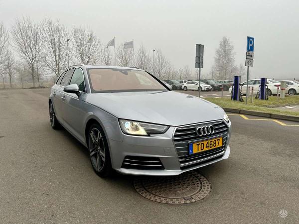 Grey Audi A4 2017 in Vilnius, with an engine capacity of 1.97 L and mileage of 207 thousand km for 12950 €, photo 4 on AUTOMOTO.COM.LV
