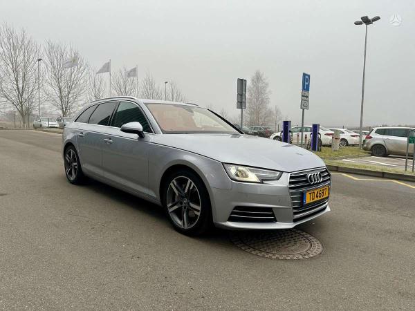 Grey Audi A4 2017 in Vilnius, with an engine capacity of 1.97 L and mileage of 207 thousand km for 12950 €, photo 9 on AUTOMOTO.COM.LV