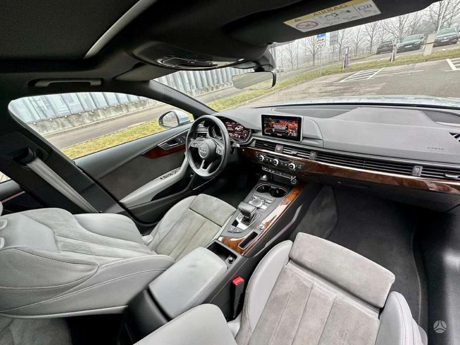 Grey Audi A4 2017 in Vilnius, with an engine capacity of 1.97 L and mileage of 207 thousand km for 12950 €, photo 16 on AUTOMOTO.COM.LV