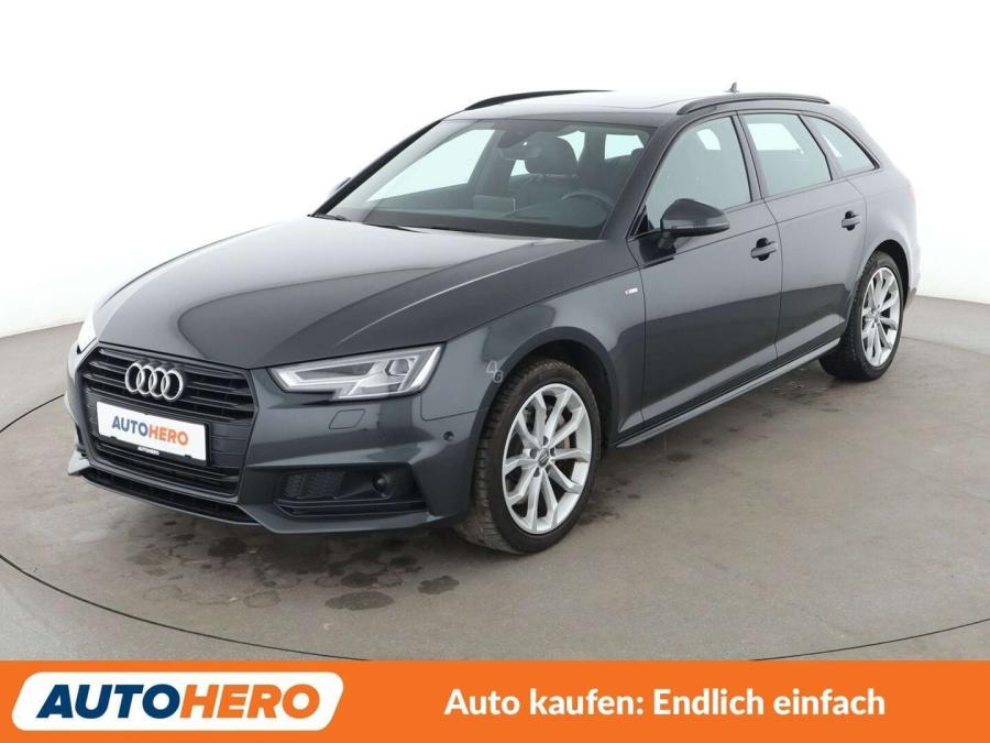 Pelēks Audi A4 2017 Kauņa, ar dzinēja tilpumu 2.00 L un nobraukumu 88 tūkst. km par 27437 €, foto 1 vietnē AUTOMOTO.COM.LV