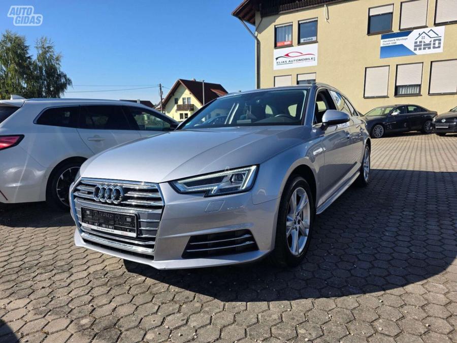 Pelēks Audi A4 2017 Kauņa, ar dzinēja tilpumu 2.00 L un nobraukumu 93 tūkst. km par 22905 €, foto 1 vietnē AUTOMOTO.COM.LV