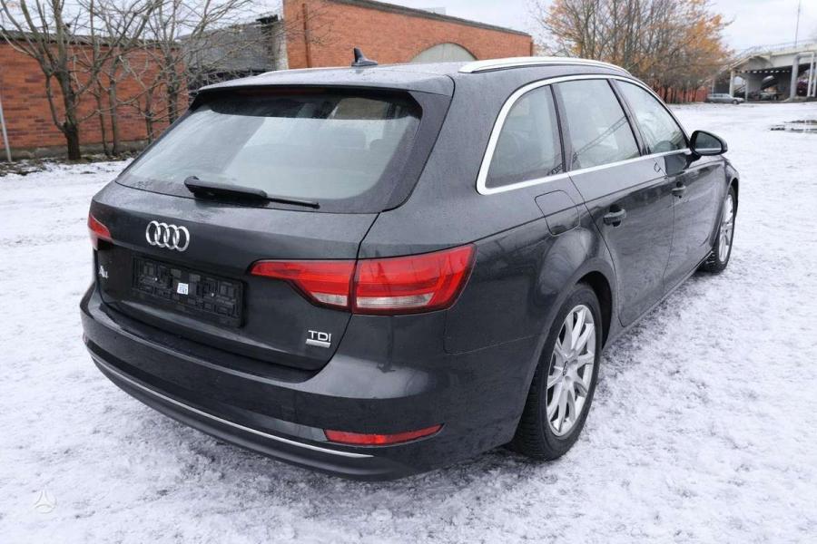 Pelēks Audi A4 2017 Šauļi, ar dzinēja tilpumu 1.97 L un nobraukumu 255 tūkst. km par 12699 €, foto 4 vietnē AUTOMOTO.COM.LV