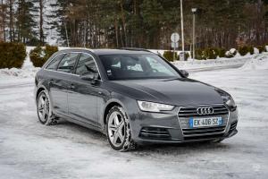 Pelēks Audi A4 2017 Elektrėnai, ar dzinēja tilpumu 1.97 L un nobraukumu 237 tūkst. km par 13600 €, foto  vietnē AUTOMOTO.COM.LV