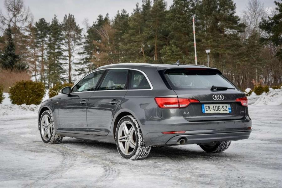 Pelēks Audi A4 2017 Elektrėnai, ar dzinēja tilpumu 1.97 L un nobraukumu 237 tūkst. km par 13600 €, foto 5 vietnē AUTOMOTO.COM.LV