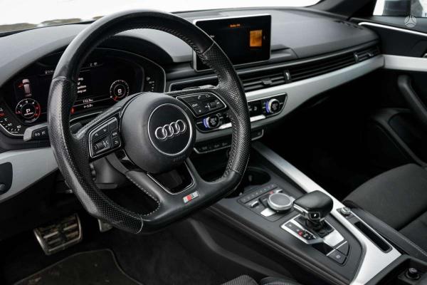 Grey Audi A4 2017 in Elektrenai, with an engine capacity of 1.97 L and mileage of 237 thousand km for 13600 €, photo 11 on AUTOMOTO.COM.LV