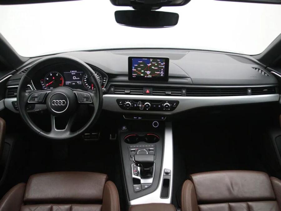 Grey Audi A4 2017 in Vilnius, with an engine capacity of 2.00 L and mileage of 214 thousand km for 14199 €, photo 3 on AUTOMOTO.COM.LV