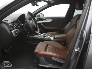 Grey Audi A4 2017 in Vilnius, with an engine capacity of 2.00 L and mileage of 214 thousand km for 14199 €, photo 5 on AUTOMOTO.COM.LV