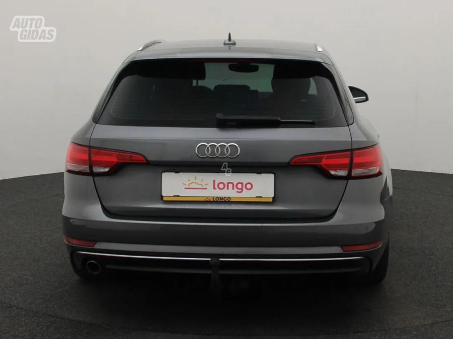 Grey Audi A4 2017 in Vilnius, with an engine capacity of 2.00 L and mileage of 214 thousand km for 14199 €, photo 6 on AUTOMOTO.COM.LV