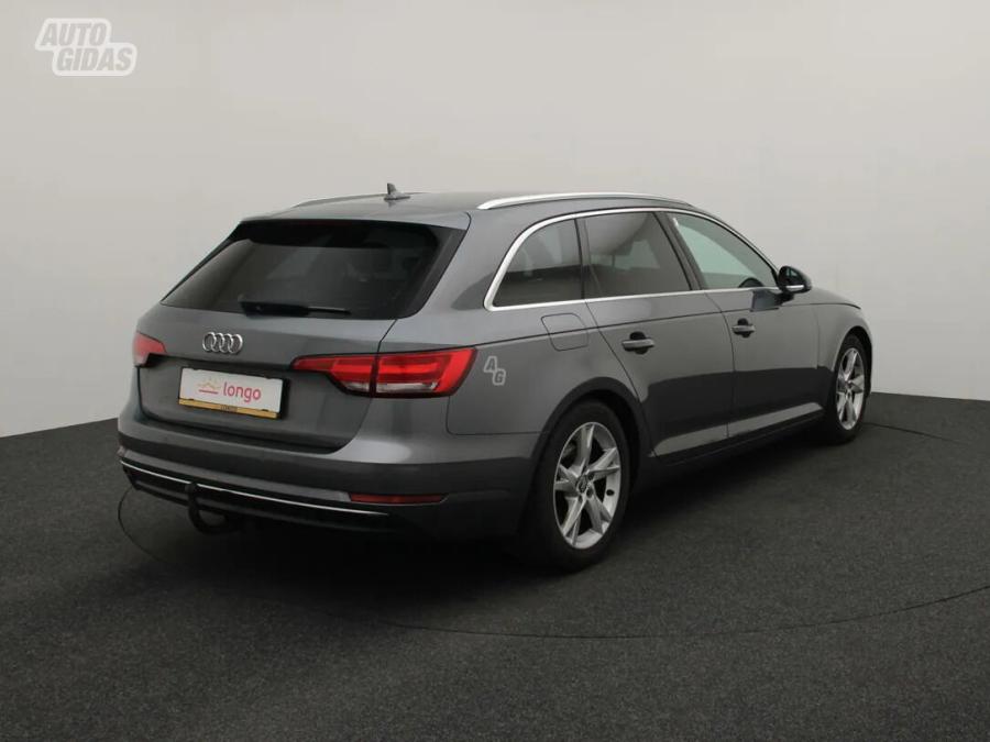 Grey Audi A4 2017 in Vilnius, with an engine capacity of 2.00 L and mileage of 214 thousand km for 14199 €, photo 9 on AUTOMOTO.COM.LV