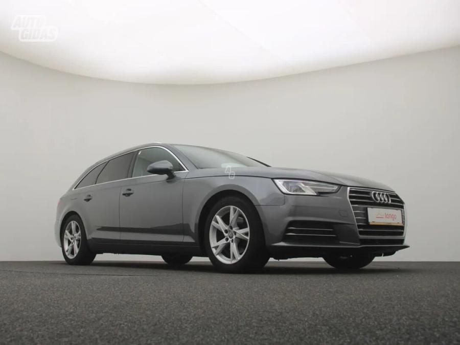 Grey Audi A4 2017 in Vilnius, with an engine capacity of 2.00 L and mileage of 214 thousand km for 14199 €, photo 12 on AUTOMOTO.COM.LV