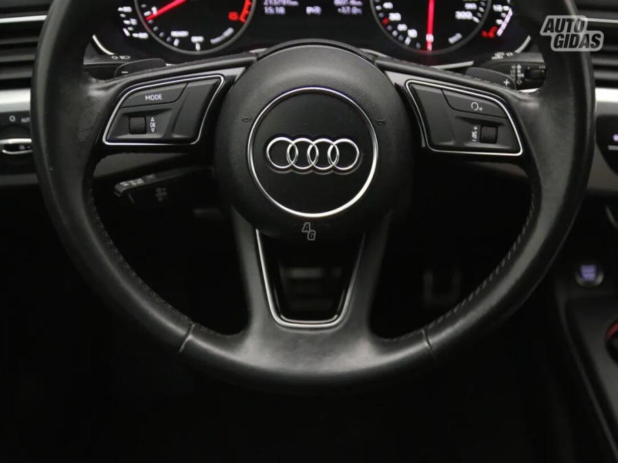 Grey Audi A4 2017 in Vilnius, with an engine capacity of 2.00 L and mileage of 214 thousand km for 14199 €, photo 19 on AUTOMOTO.COM.LV