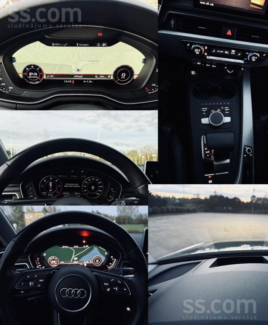 Pelēks Audi A4 2017 Bauska, ar dzinēja tilpumu 2.00 L un nobraukumu 230 tūkst. km par 15500 €, foto 11 vietnē AUTOMOTO.COM.LV
