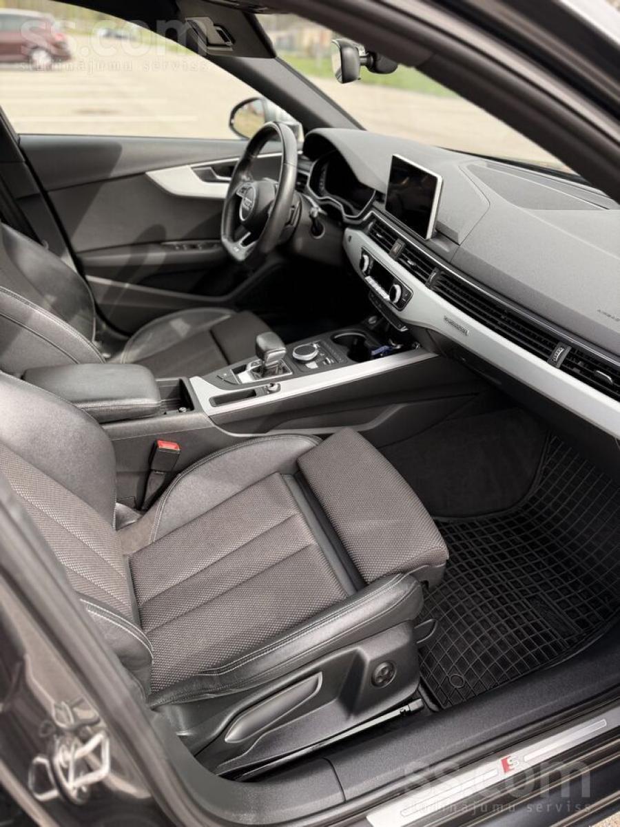 Pelēks Audi A4 2017 Valmiera, ar dzinēja tilpumu 2.00 L un nobraukumu 240 tūkst. km par 16850 €, foto 5 vietnē AUTOMOTO.COM.LV