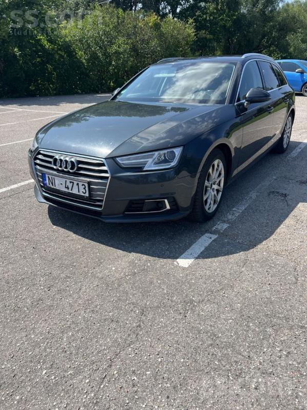 Pelēks Audi A4 2017 Kuldīga, ar dzinēja tilpumu 2.00 L un nobraukumu 340 tūkst. km par 9600 €, foto 1 vietnē AUTOMOTO.COM.LV