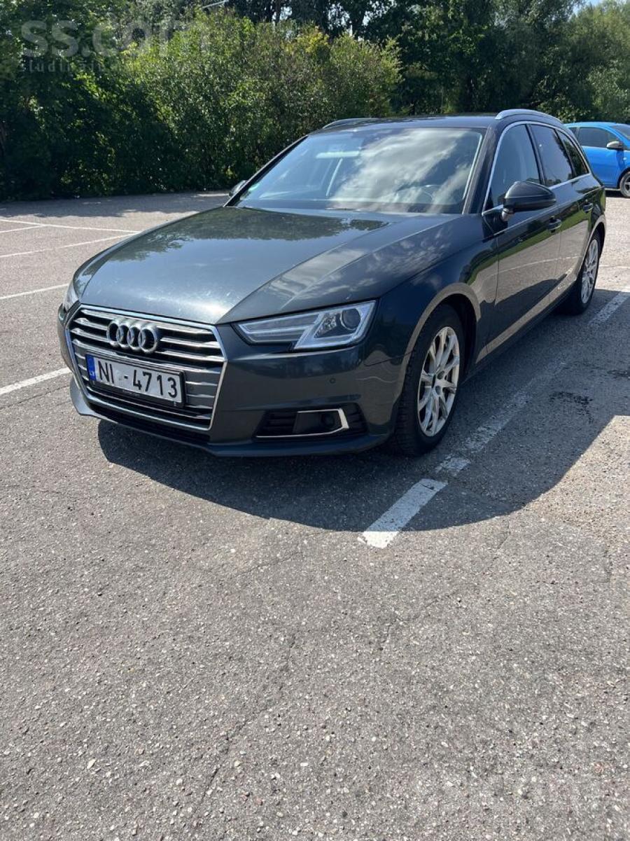 Pelēks Audi A4 2017 Kuldīga, ar dzinēja tilpumu 2.00 L un nobraukumu 340 tūkst. km par 9600 €, foto 1 vietnē AUTOMOTO.COM.LV