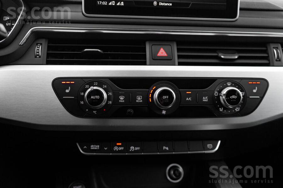 Grey Audi A4 2017 in Riga, with an engine capacity of 3.00 L and mileage of 228 thousand km for 13990 €, photo 13 on AUTOMOTO.COM.LV
