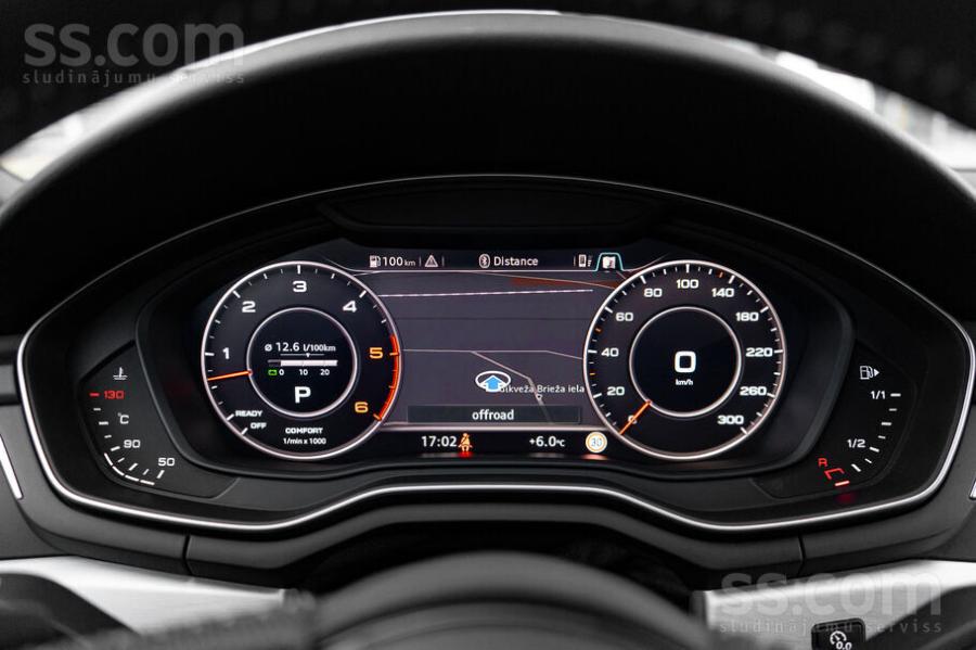 Grey Audi A4 2017 in Riga, with an engine capacity of 3.00 L and mileage of 228 thousand km for 13990 €, photo 16 on AUTOMOTO.COM.LV