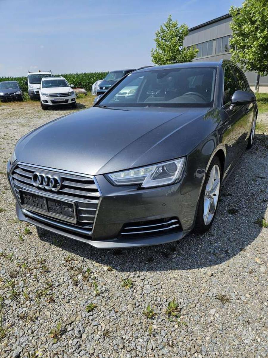 Pelēks Audi A4 2017 Anykščiai, ar dzinēja tilpumu 1.97 L un nobraukumu 248 tūkst. km par 10700 €, foto 1 vietnē AUTOMOTO.COM.LV