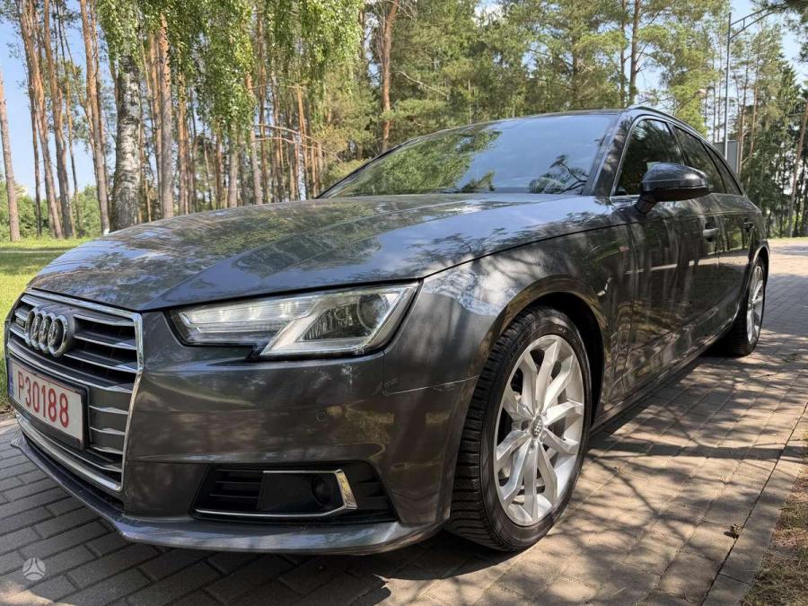 Pelēks Audi A4 2017 Utena, ar dzinēja tilpumu 1.97 L un nobraukumu 232 tūkst. km par 12850 €, foto 3 vietnē AUTOMOTO.COM.LV