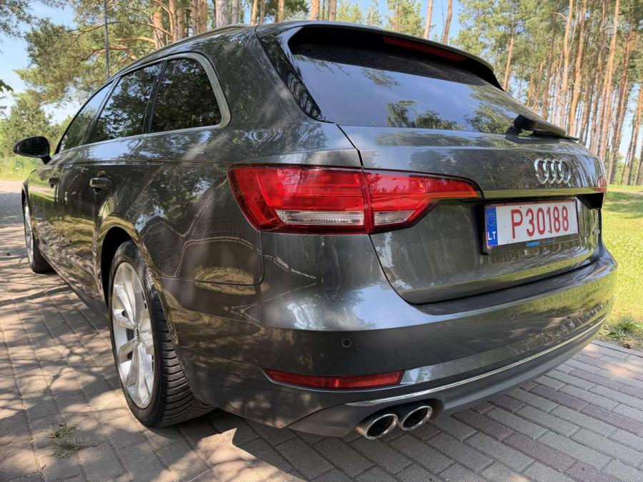 Pelēks Audi A4 2017 Utena, ar dzinēja tilpumu 1.97 L un nobraukumu 232 tūkst. km par 12850 €, foto 5 vietnē AUTOMOTO.COM.LV