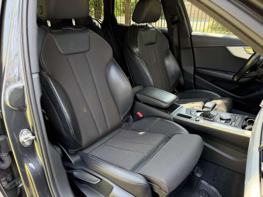Pelēks Audi A4 2017 Utena, ar dzinēja tilpumu 1.97 L un nobraukumu 232 tūkst. km par 12850 €, foto 8 vietnē AUTOMOTO.COM.LV