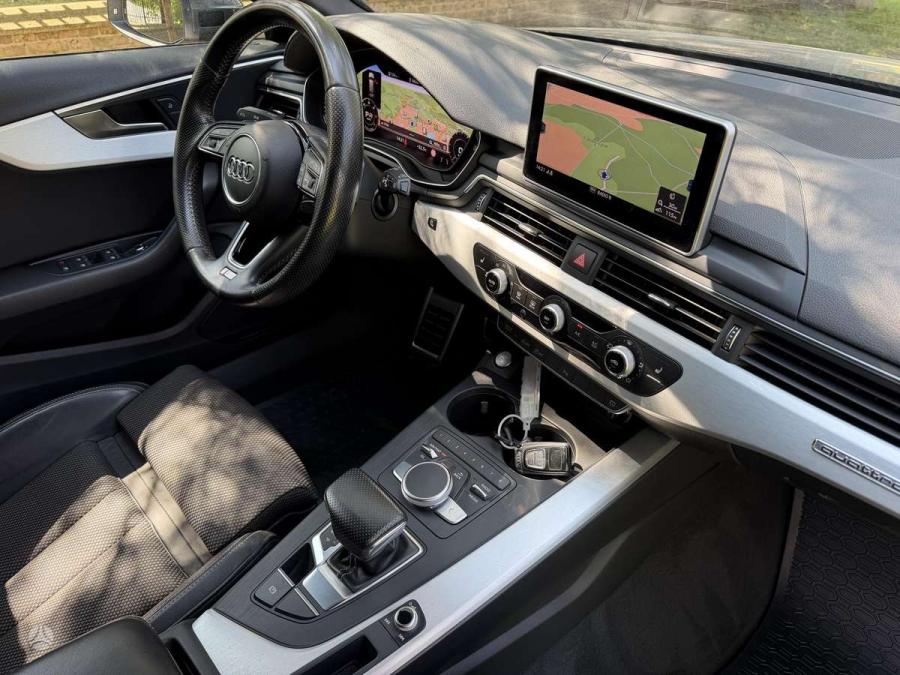 Pelēks Audi A4 2017 Utena, ar dzinēja tilpumu 1.97 L un nobraukumu 232 tūkst. km par 12850 €, foto 9 vietnē AUTOMOTO.COM.LV