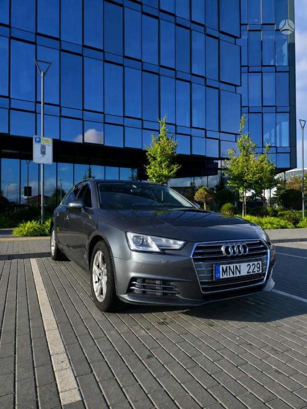 Grey Audi A4 2017 in Vilnius, with an engine capacity of 2.00 L and mileage of 290 thousand km for 9999 €, photo 1 on AUTOMOTO.COM.LV