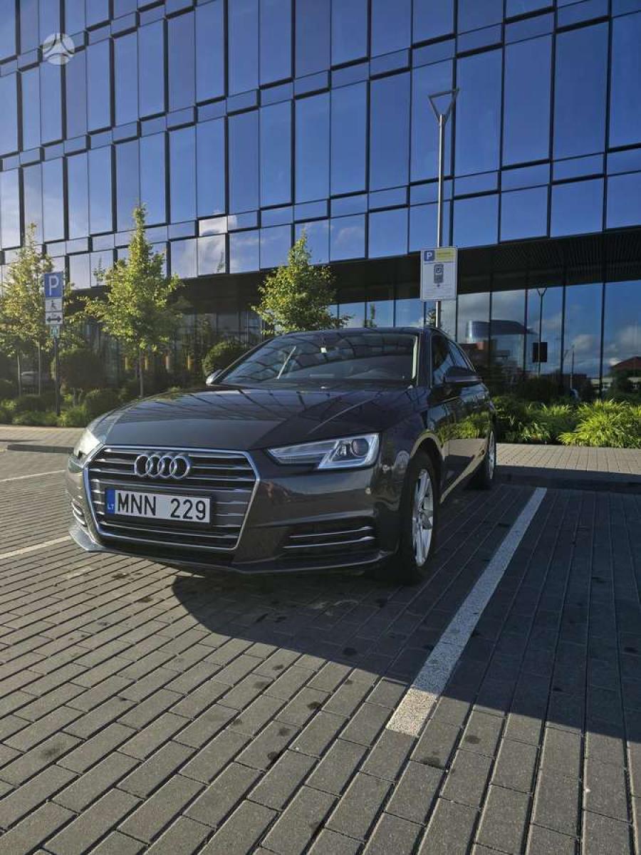 Pelēks Audi A4 2017 Viļņa, ar dzinēja tilpumu 2.00 L un nobraukumu 290 tūkst. km par 9999 €, foto 3 vietnē AUTOMOTO.COM.LV