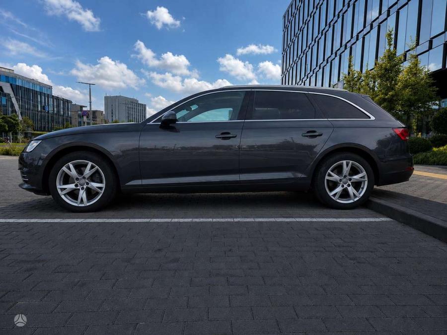 Pelēks Audi A4 2017 Viļņa, ar dzinēja tilpumu 2.00 L un nobraukumu 290 tūkst. km par 9999 €, foto 4 vietnē AUTOMOTO.COM.LV