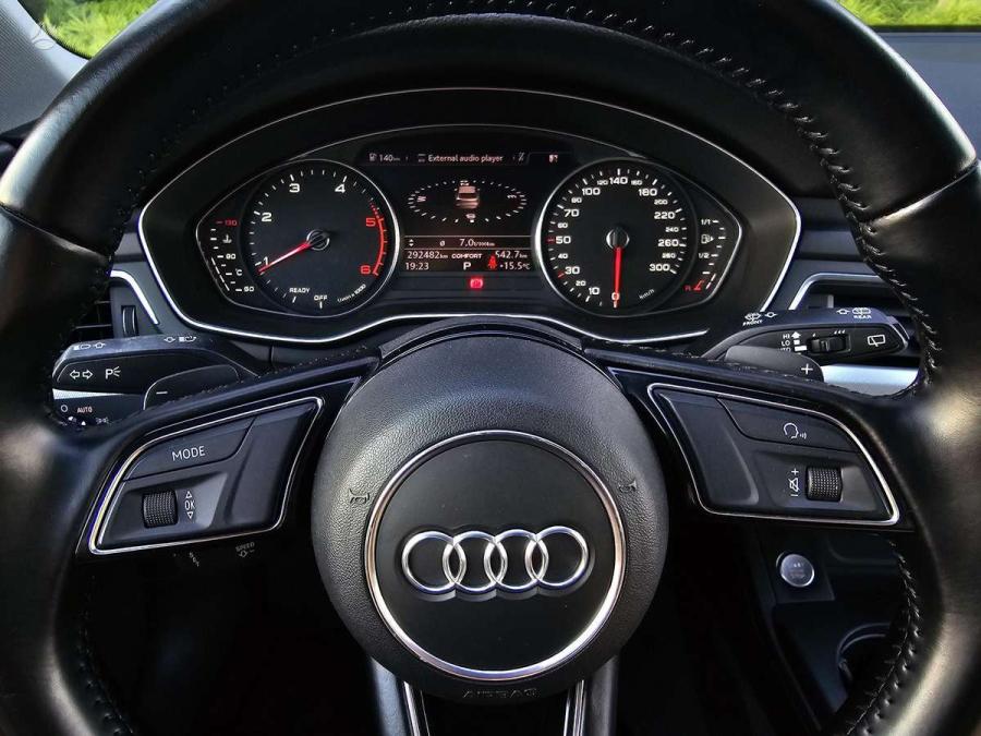 Pelēks Audi A4 2017 Viļņa, ar dzinēja tilpumu 2.00 L un nobraukumu 290 tūkst. km par 9999 €, foto 14 vietnē AUTOMOTO.COM.LV