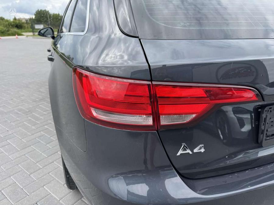 Pelēks Audi A4 2017 Telšiai, ar dzinēja tilpumu 1.97 L un nobraukumu 249 tūkst. km par 9999 €, foto 13 vietnē AUTOMOTO.COM.LV