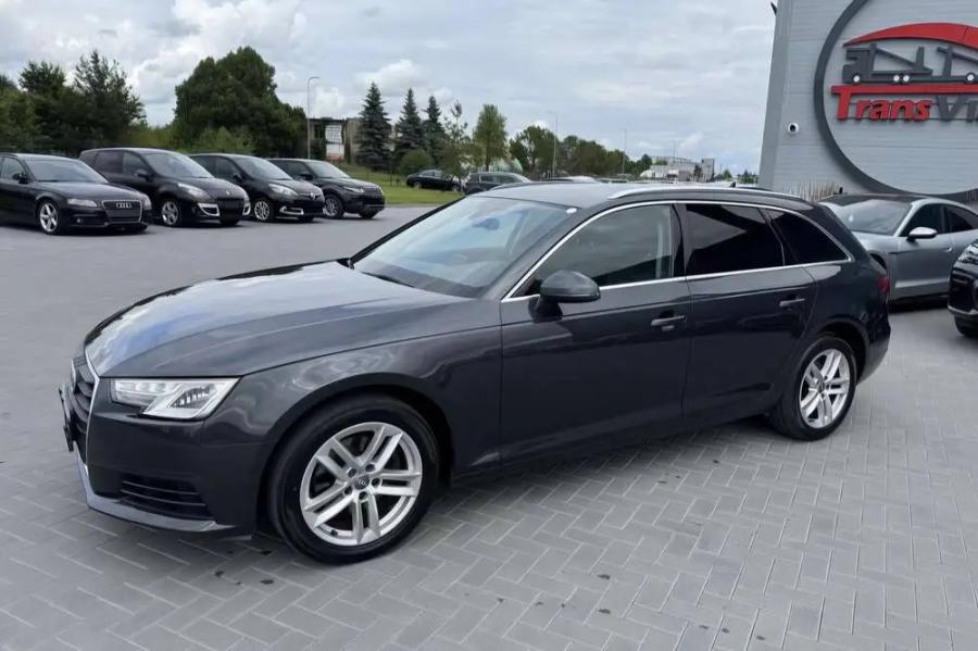 Pelēks Audi A4 2017 Telšiai, ar dzinēja tilpumu 2.00 L un nobraukumu 248 tūkst. km par 9990 €, foto 5 vietnē AUTOMOTO.COM.LV