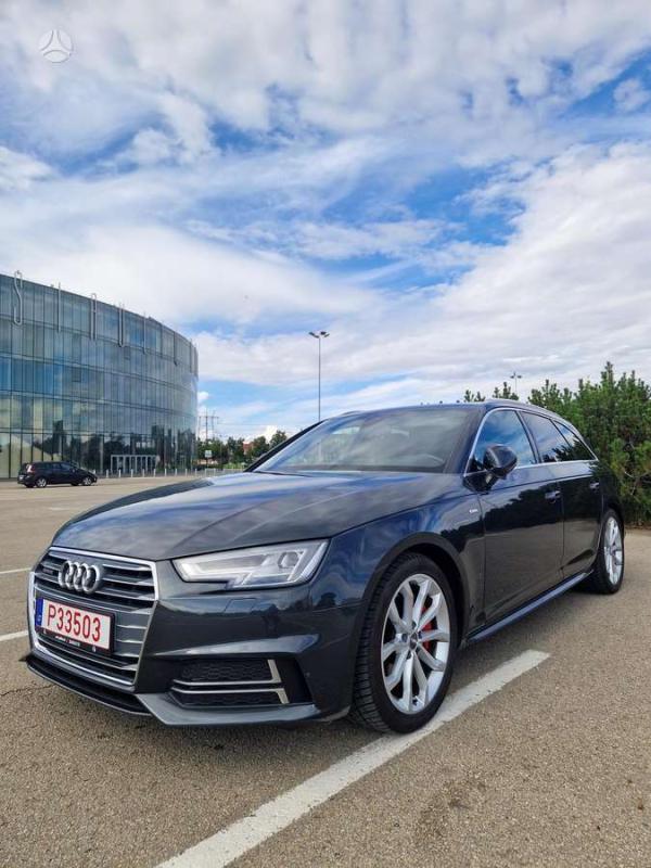 Grey Audi A4 2017 in Siauliai, with an engine capacity of 1.97 L and mileage of 280 thousand km for 14750 €, photo 1 on AUTOMOTO.COM.LV