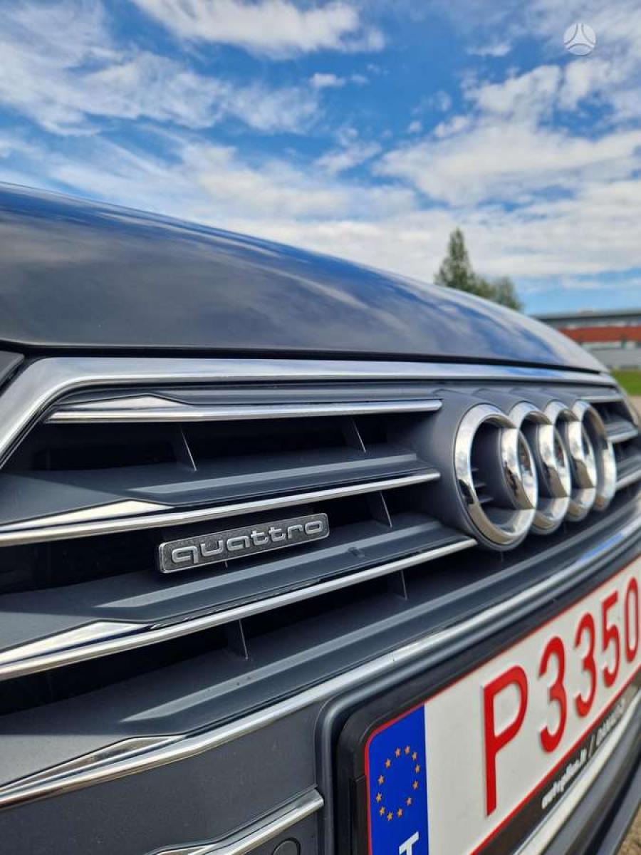 Grey Audi A4 2017 in Siauliai, with an engine capacity of 1.97 L and mileage of 280 thousand km for 14750 €, photo 14 on AUTOMOTO.COM.LV