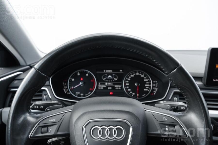 Pelēks Audi A4 2017 Rīga, ar dzinēja tilpumu 2.00 L un nobraukumu 191 tūkst. km par 13950 €, foto 13 vietnē AUTOMOTO.COM.LV