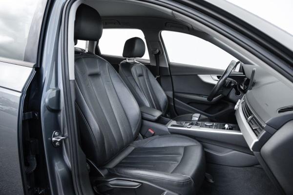 Grey Audi A4 2017 in Riga, with an engine capacity of 2.00 L and mileage of 191 thousand km for 13950 €, photo 6 on AUTOMOTO.COM.LV
