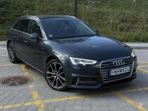 Grey Audi A4 2017 in Vilnius, with an engine capacity of 2.97 L and mileage of 318 thousand km for 9999 €, photo  on AUTOMOTO.COM.LV