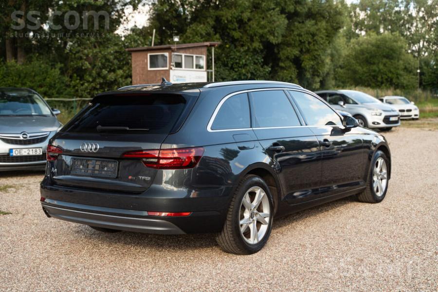 Grey Audi A4 2017 in Liepaja, with an engine capacity of 1.40 L and mileage of 195 thousand km for 12950 €, photo 8 on AUTOMOTO.COM.LV